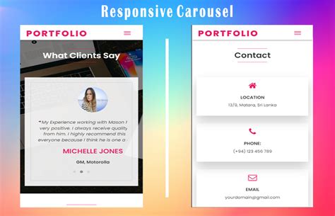 Responsive Personal Portfolio Template By Code Genie CodeCanyon