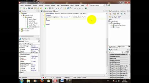 Delphi Tutorial Crashkurs 02 Deutschgerman Youtube