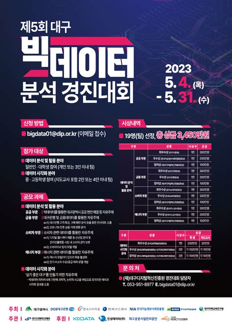 제5회 대구 빅데이터 분석 경진대회 공모전 대외활동 링커리어