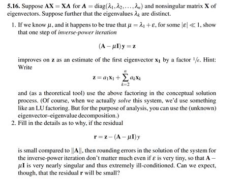 Suppose AX XΛ for Λ diag λ λ λn and Chegg com