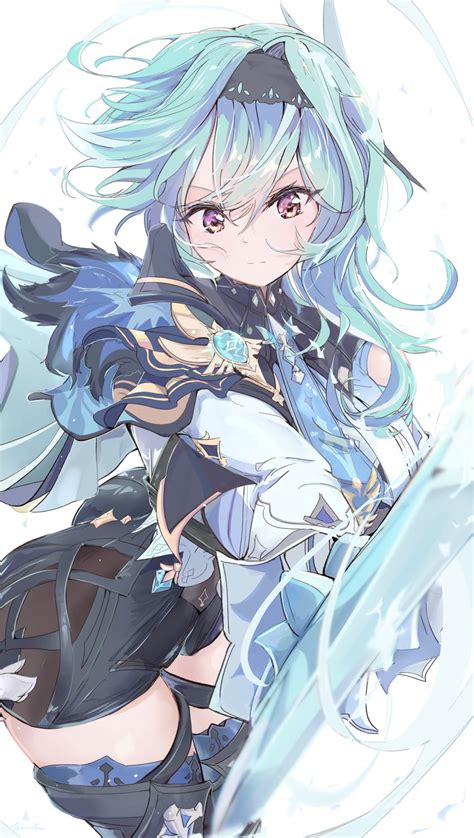 Eula Genshin Impact Drawn By Hooriyuu Danbooru
