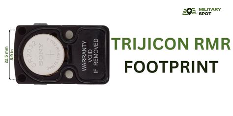 Trijicon Rmr Footprint Standard Military Spot