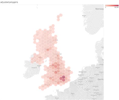 Policyskeptic Equal Area Hexbins In Tableau Without Mapping Distortion