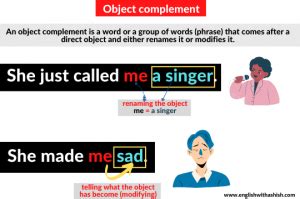 Difference Between The Subject Complement And The Object Complement
