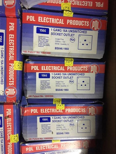 Pdl 15a Switch Socket Outlet Services Home Services Electrical