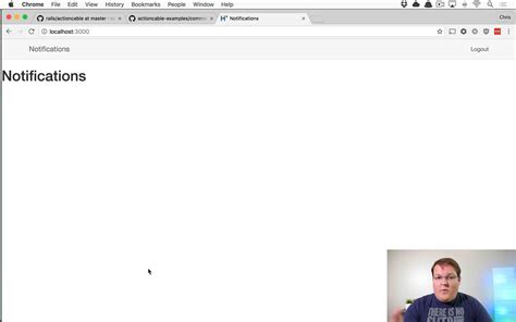 realtime notifications with actioncable example gorails