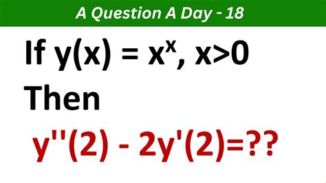 A Question A Day Differentiation Jee Main Jee Advanced NDA MT Maths Tips