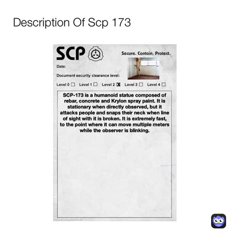 Scp 173 Document