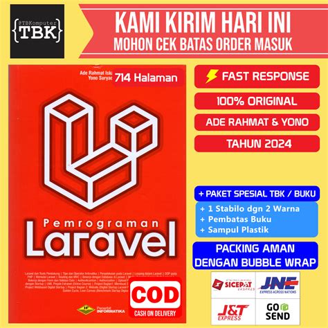 Ade Rahmat Laravel Programming Book Iskandar Shopee Philippines