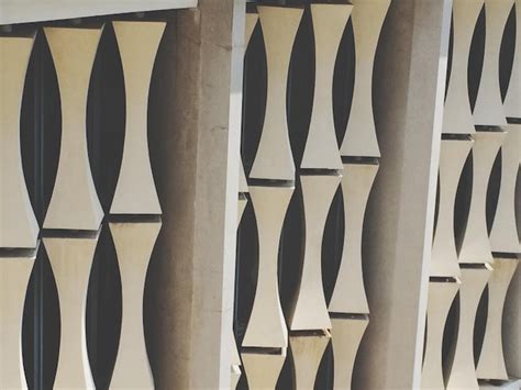 Premium Photo Row Of Objects On Tiled Floor