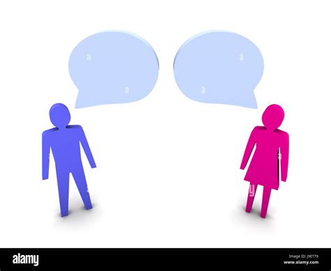 Man Woman Dialog Concept Cut Out Stock Images And Pictures Alamy
