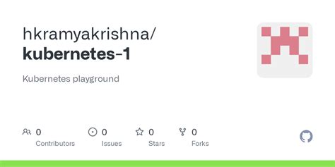 GitHub Hkramyakrishna Kubernetes Kubernetes Playground