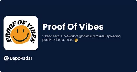 proof of vibes project overview analytics and data dappradar