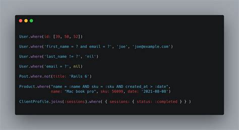 How To Use Where Method In Rails Jsgrip