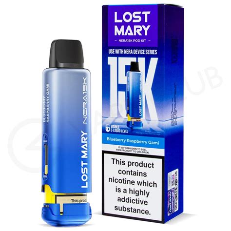 Blueberry Raspberry Gami Lost Mary Nera15k Refill Pack