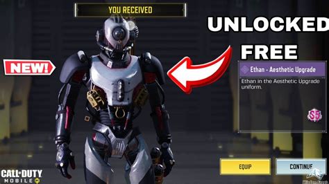 How To Get Free Ethan Aesthetic Upgrade Character How To Claim Cod Mobile Youtube