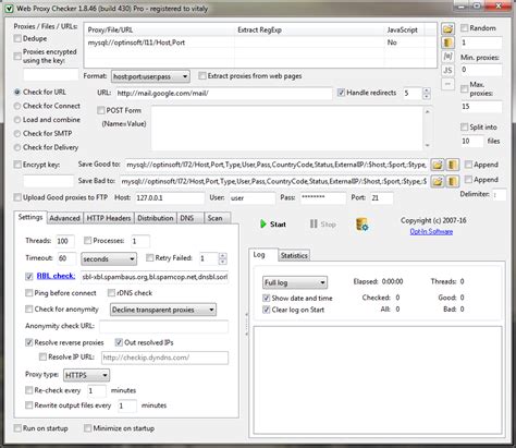 Web Proxy Checker