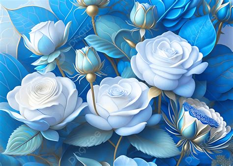 Gambar Background Wallpaper Bunga Ai Karya Seni Vektor Dan File Psd