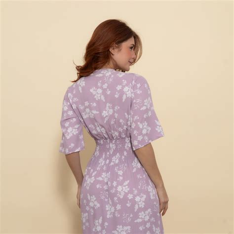 Aura Loja Vestido Luara Flor Delicada Rosé Vestidos