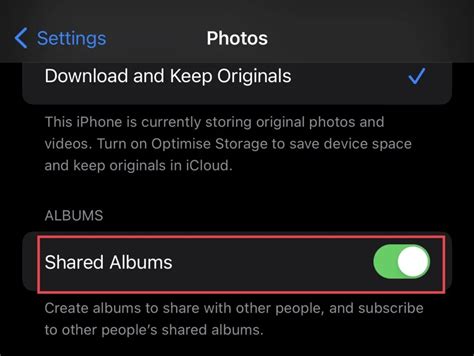 How To Enabledisable Shared Albums For Photos On Iphone 14 14 Pro