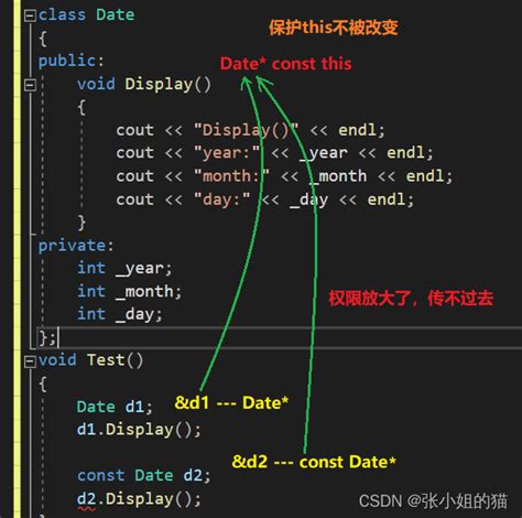 【c 】类和对象（中）—— 日期类的实现 const成员函数 csdn博客