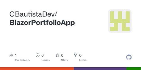 Github Cbautistadev Blazorportfolioapp