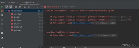 手动配置资源文件解决mybatis中 ioexception could not find resource