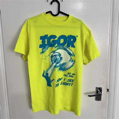 2019 Official Igor Tour Shirt Florescent Depop