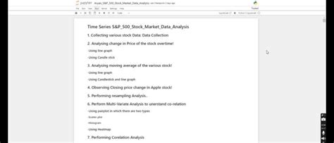 Finished Financial Market Insights Project Aryan Yadav Posted On The Topic Linkedin