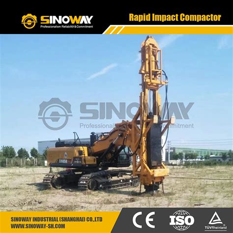 Hydraulic Hammer Compactor Sinoway Dynamic Rapid Impact Compaction
