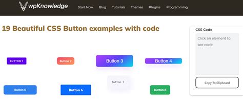 17 Beautiful Css Button Examples With Code Easywpknowledge