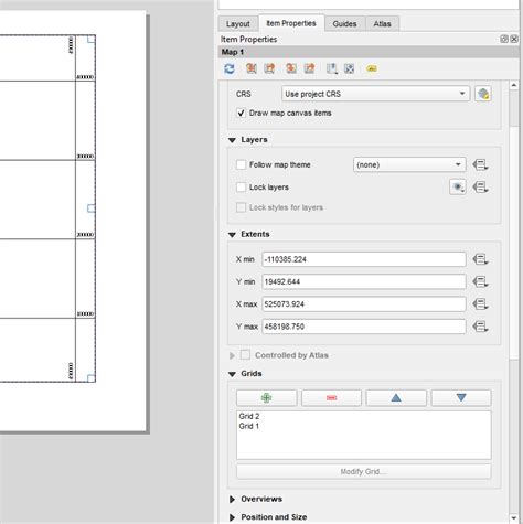 Re Positioning Map Grid Coordinate Labels In Qgis Layout Geographic