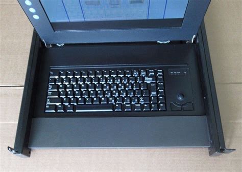 Emc 091 000 081 Rack Tft Kontron 1u Rohs Keyboard Video Monitor With Rail Rohs