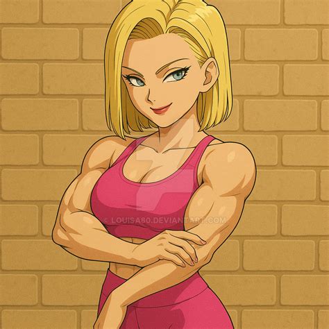 Poll Winner Muscle Android 18 Mommy 18 By Louisa80 On Deviantart