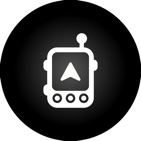 GPS Navigation Device Vector Icon Vector Art At Vecteezy