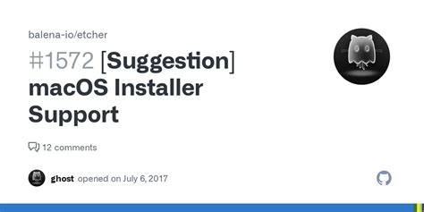 Suggestion MacOS Installer Support Issue Balena Io Etcher GitHub