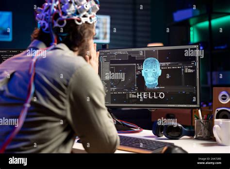 It Professional Using Eeg Headset To Communicate With Artificial