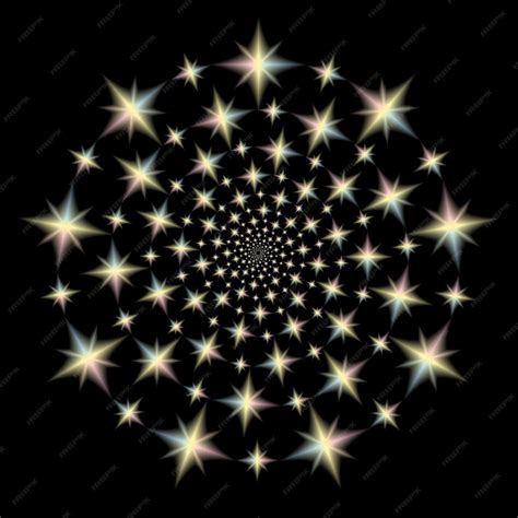 Premium Vector Fibonacci Gradient Blurred Ratio Spiral Vector Pattern