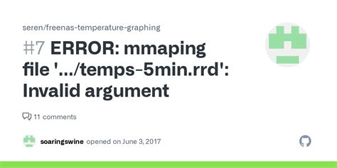 Error Mmaping File Temps 5minrrd Invalid Argument · Issue 7