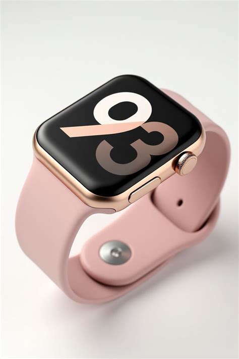 Rose Gold Apple Watch Series 10 Style Meets Smart Tech Smartwatch
