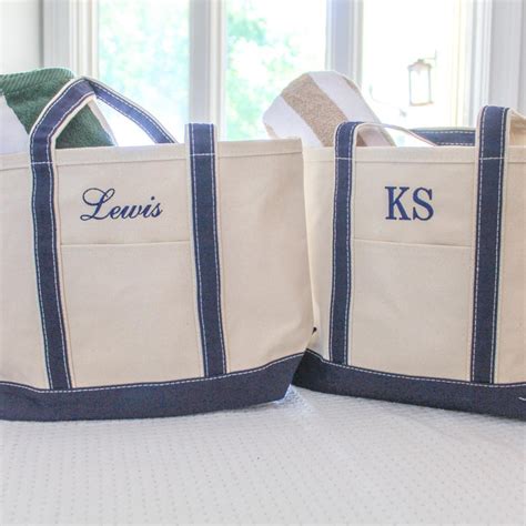 Ll Bean Tote Personalized Etsy