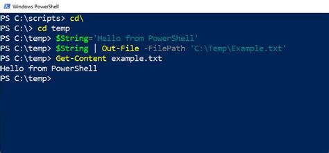 How To Create And Append A Text File In Powershell