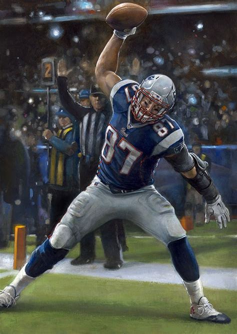 Rob Gronkowski Ne Patriots By Brian Fox Gronkowski Patriots