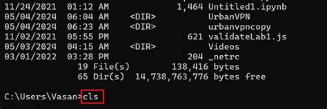 commonly used commands