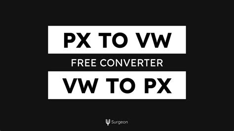 Px To Vw Converter Vw To Px Converter Responsive Unit Calculator Ui Surgeon