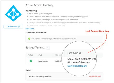 Synchronize Contacts From Azure Active Directory Within Happyfox Service Desk Software