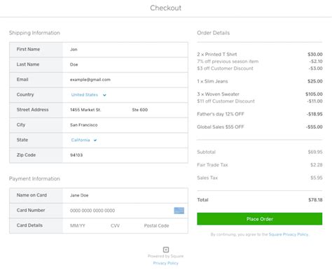 Squares Hosted Checkout — Set Up An Online Payment Form Today
