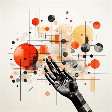 Premium Ai Image Mesmerizing Abstract Illustrations With Geometric Shapes