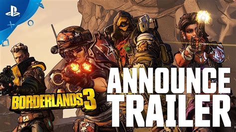 Borderlands 3 Official Announce Trailer Ps4 Youtube