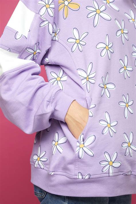 Lilac Hoodie Pretty Casual